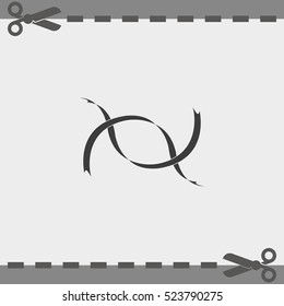 Outline Drawing Ancient Egyptian Khat Symbol Stock Vector (Royalty Free ...