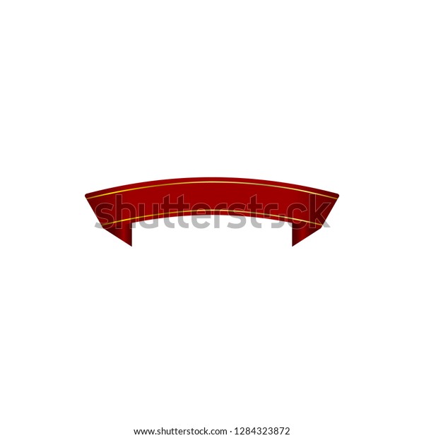 Ribbons Red Sash Illustration Element Color Stock Vector (Royalty Free ...