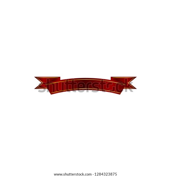Ribbons Red Sash Illustration Element Color Stock Vector (Royalty Free ...