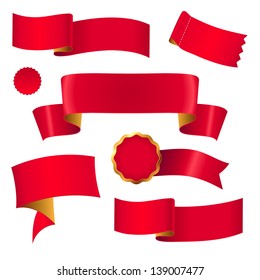 Ribbons Tags Set Stock Vector (Royalty Free) 139007477 | Shutterstock