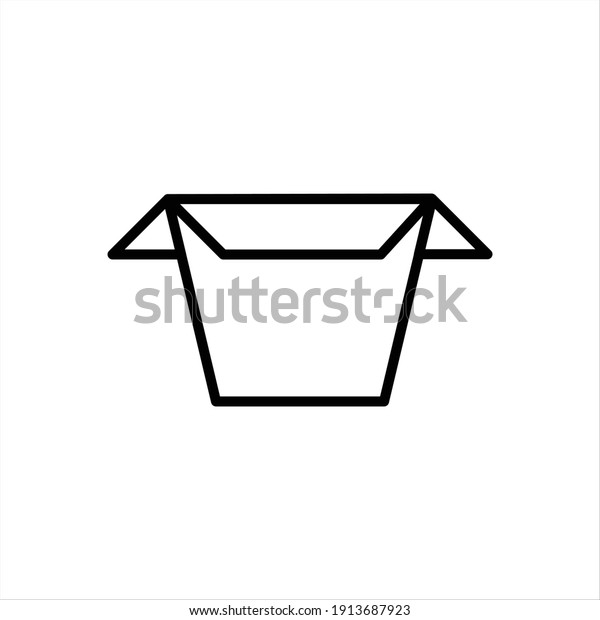 Rice Box Outline Icon Rice Box Stock Vector (Royalty Free) 1913687923 ...