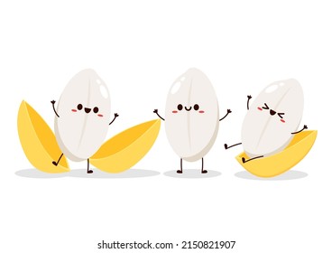 Rice Character Design Rice Vector On Stock Vector (Royalty Free ...