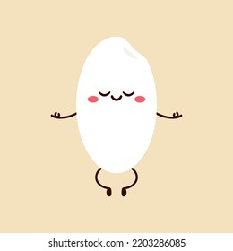 Rice Character Design Rice Vector On Stock Vector (Royalty Free ...