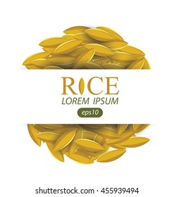 Rice Grains Vector Illustration Stock Vector (Royalty Free) 455769136 ...