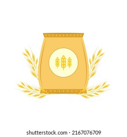 Rice Sack Cartoon Vector Rice Bag Stock Vector (Royalty Free ...