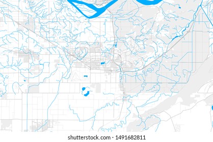 Rich Detailed Vector Area Map Abbotsford Stock Vector (Royalty Free ...