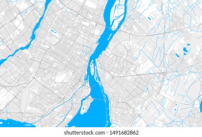 Rich Detailed Vector Area Map Longueuil Stock Vector (Royalty Free ...