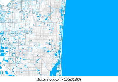 Rich Detailed Vector Area Map Hollywood: vector de stock (libre de ...