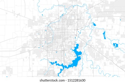 Rich Detailed Vector Area Map Springfield Stock Vector (Royalty Free ...