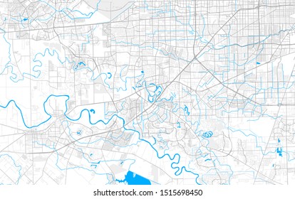 Rich Detailed Vector Area Map Edmonton Stock Vector (Royalty Free ...
