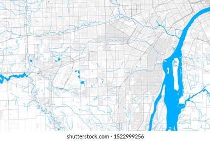 Rich Detailed Vector Area Map Taylor Stock Vector (Royalty Free ...