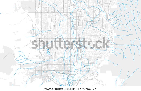 Rich Detailed Vector Area Map South Stock Vector (Royalty Free ...