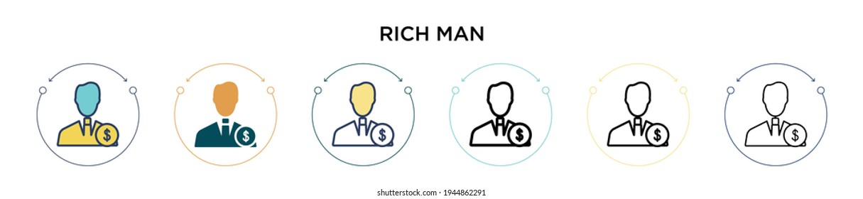 Rich man pose Stock Illustrations, Images & Vectors | Shutterstock