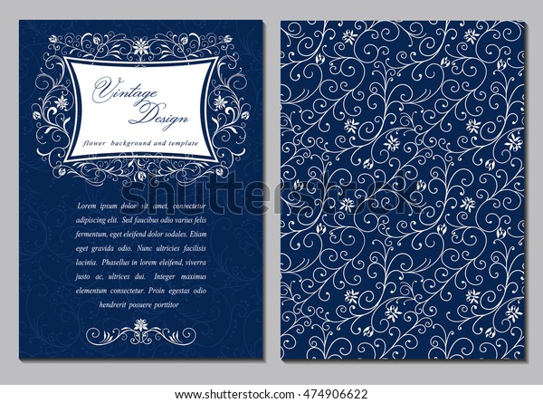 Rich Vector Flyer Brochure Invitation Postcard Stock Vector (Royalty ...