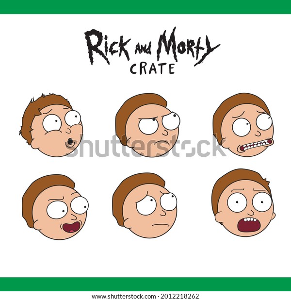 Rick Morty Cartoon Character Stock Vector (Royalty Free) 2012218262
