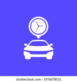 Ride Time Icon Car Stock Vector (Royalty Free) 1976078531 | Shutterstock