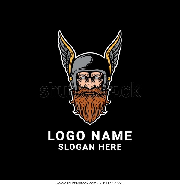 Rider Mascot Logo Design Vector: เวกเตอร์สต็อก (ปลอดค่าลิขสิทธิ์ ...