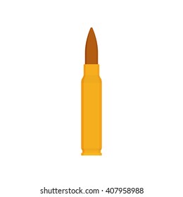 Rifle Bullet Icon Vector Stock Vector (Royalty Free) 407958988 ...