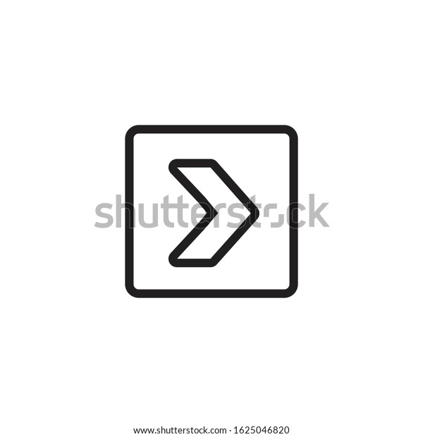 Right Arrow Icon Graphic Design Projects Stock Vector (Royalty Free ...