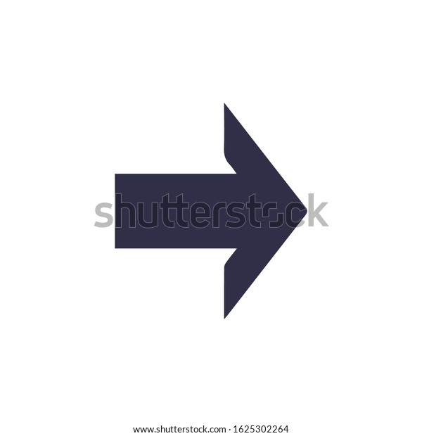 Right Arrow Icon Graphic Design Projects Stock Vector (Royalty Free ...
