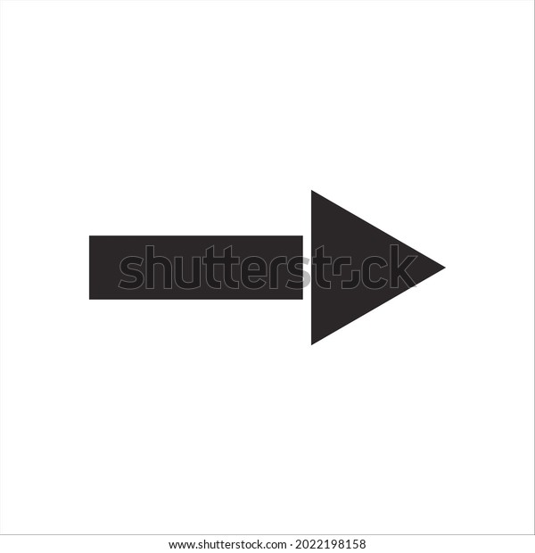 Right Arrow Icons Symbol Vector Elements Stock Vector (Royalty Free ...