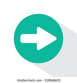 Right Arrow Symbol Icon Stock Vector (Royalty Free) 318068633 ...