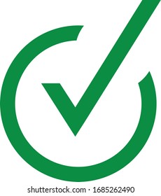 Vektor Stok Right Check Mark Icon Symbol (Tanpa Royalti) 1685262490 ...