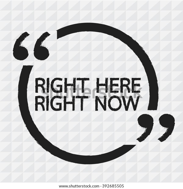 Right Here Right Now Illustration Design: เวกเตอร์สต็อก (ปลอดค่า ...