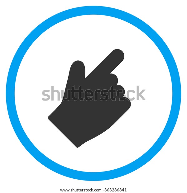 Right Index Finger Icon Stock Vector (Royalty Free) 363286841