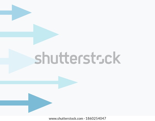 Right Lateral Blue Arrows Moving Illustration Stock Vector (Royalty ...