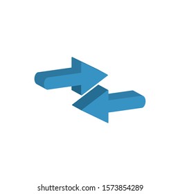 Stock vektor „Three Arrow Converging Icon Clipart Image“ (bez ...
