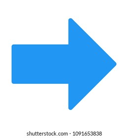 Right Side Arrow: vector de stock (libre de regalías) 1091653838 ...