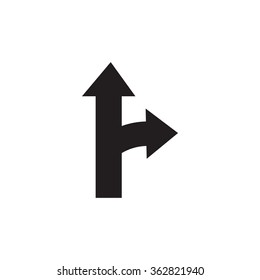 Right Turn Arrow Stock Vector (Royalty Free) 362821940 | Shutterstock