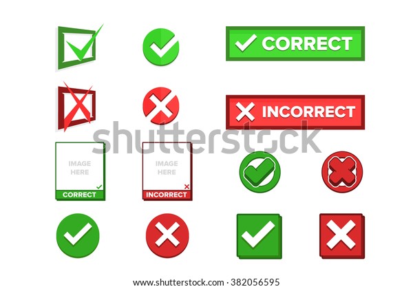 Right Wrong Correct Incorrect Icon Pack เวกเตอร์สต็อก (ปลอดค่าลิขสิทธิ์ ... Right Wrong Correct Incorrect Icon Pack เวกเตอร์สต็อก (ปลอดค่าลิขสิทธิ์ ...