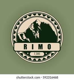 Mountain Logo Camping Hiking Emblem Design Stock Vector (Royalty Free ...