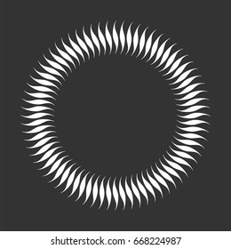 Ring Border Frame Ornamental Illustration Design Stock Vector (Royalty ...