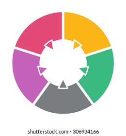 4,338 Circle with 5 sections Images, Stock Photos & Vectors | Shutterstock
