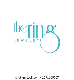 Ring Logo Design Stock Vector (Royalty Free) 1091169767