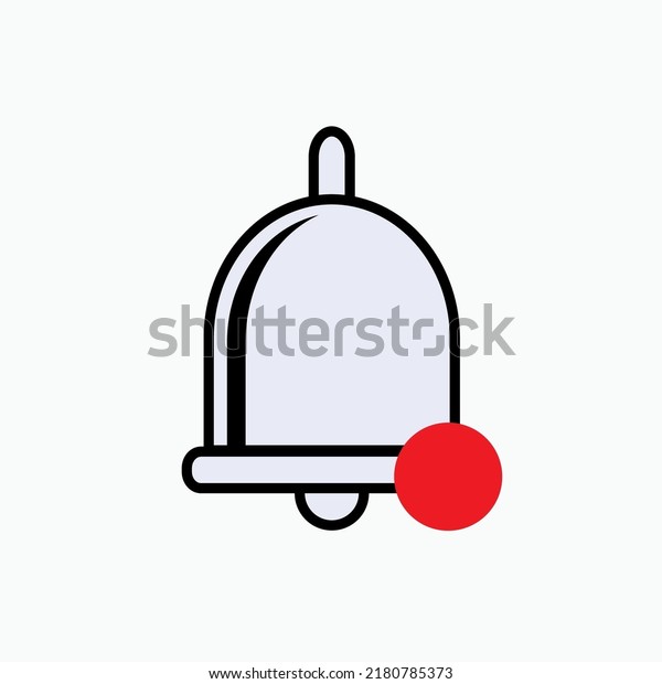 Ring Notification Icon Reminder Symbol Vector Stock Vector (Royalty ...