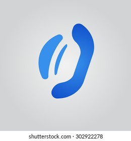 Ringing Phone Vector Symbol Icon Sign Stock Vector (Royalty Free ...