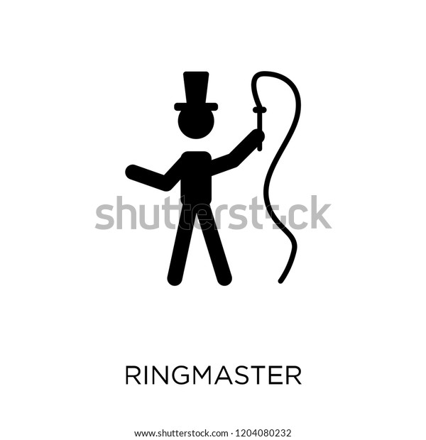 Ringmaster Icon Ringmaster Symbol Design Circus Stock Vector (Royalty ...