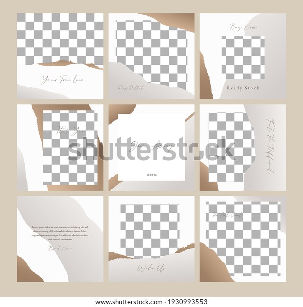 Ripped Paper Social Media Post Good Stock Vector (Royalty Free ...