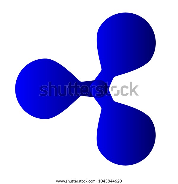 Ripple Sign On White Background Vector Stock Vector (Royalty Free ...