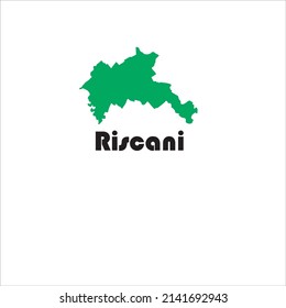 Riscani Map On White Background Stock Vector (Royalty Free) 2141692943 ...