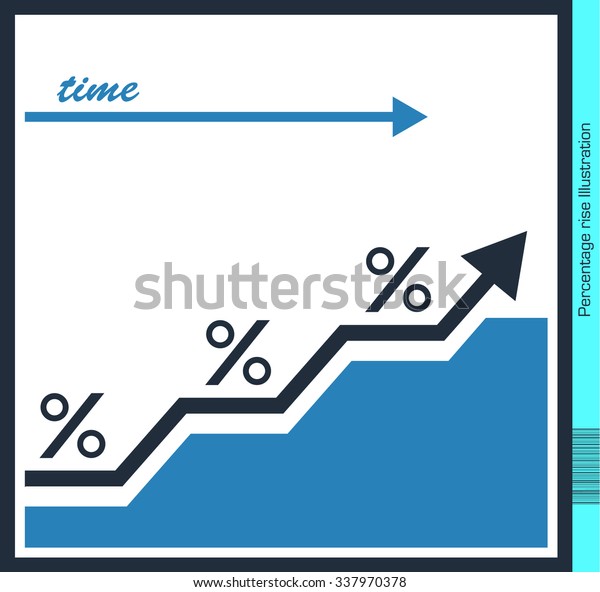 Rising Interest Rates Illustration Stock Vector (Royalty Free ...