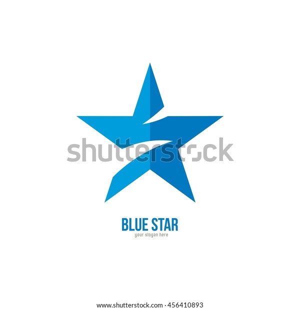 Rising Star Logo Design Template Flat Stock Vector (Royalty Free) 456410893