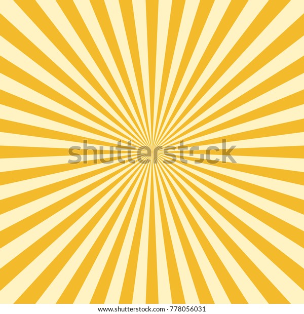 Rising Sun Beam Sunlight Retro Background Stock Vector (Royalty Free ...