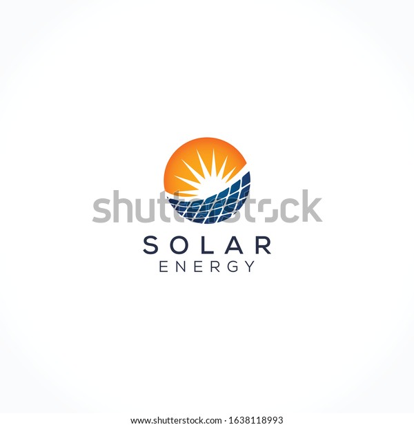 Rising Sun Solar Logo Design Stock Vector (Royalty Free) 1638118993 ...