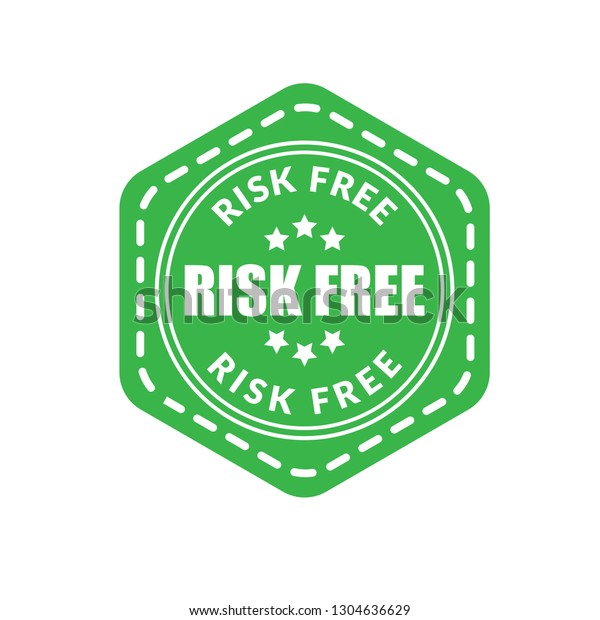 Risk Free Emblem Stickerlabel Stock Vector (Royalty Free) 1304636629 ...