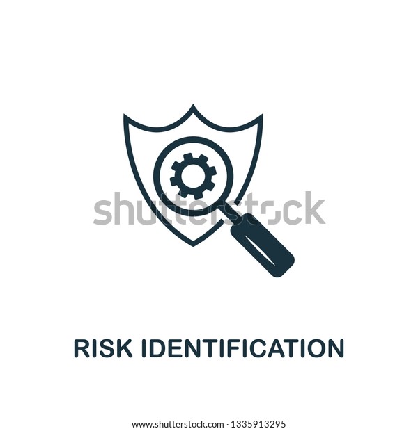 Risk Identification Icon Creative Element Design Stock Vector (Royalty ...